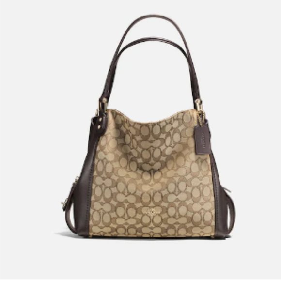 Coach | Bags | Coach 941 Edie Signature 31 Shoulder Bag | Poshmark